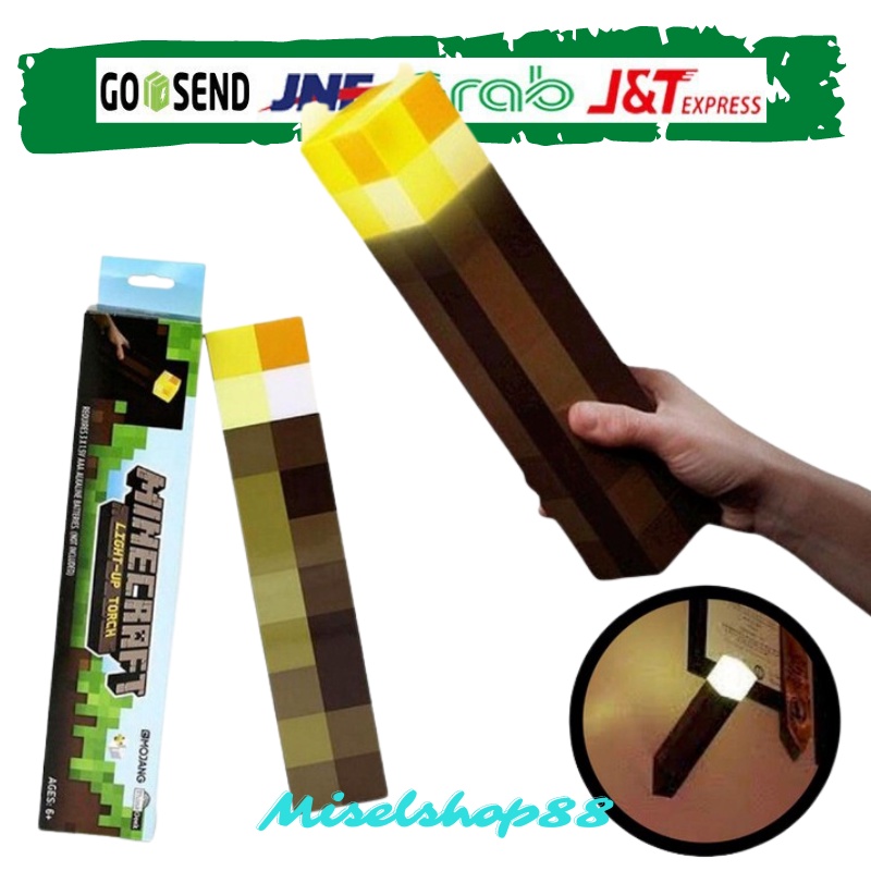 Jual Light Up Minecraft Torch | Shopee Indonesia