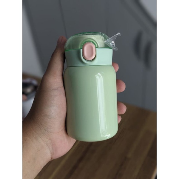 Jual Termos kecil 220 ml + tali panjang berkualitas free sticker ...