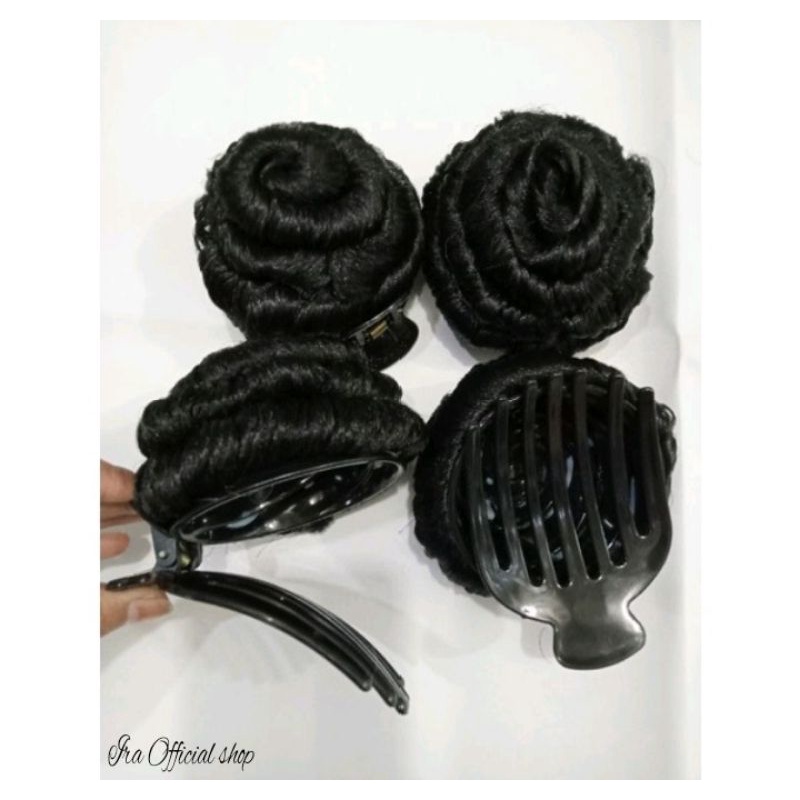 Jual Jepit Kura Kura Ulir / Cepol Rambut Ulir / Sanggul Cepol Modern ...