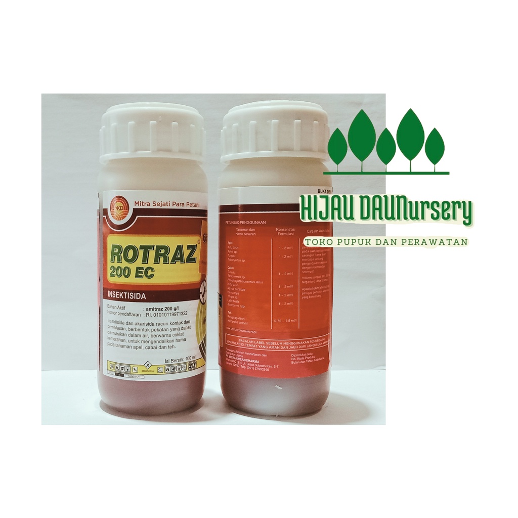 Jual Akarisida Rotraz 200 ec pembasmi kutu daun dan kutu putih | Shopee ...
