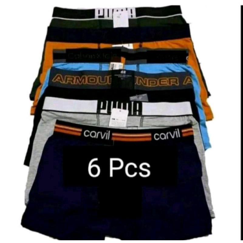 Jual Celana dalam pria boxer (isi 6 pcs) CD pria boxer briefs | Shopee ...