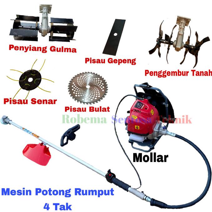 Jual ALAT MESIN POTONG RUMPUT 4 TAK MOLLAR MESIN HONDA GX35 ...