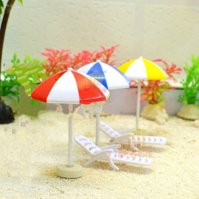Jual 1pc Miniatur Payung Pantai Plastik ⚠️BACA DESKRIPSI⚠️ Sea Hiasan ...