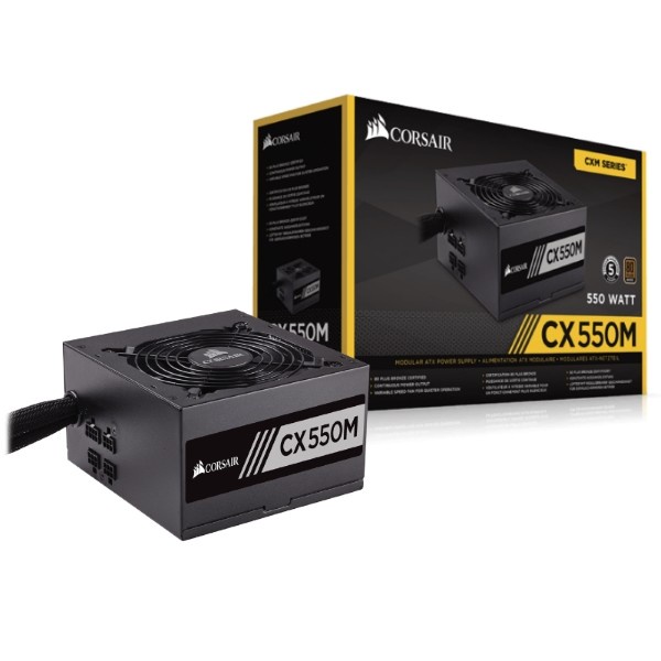 Jual Power Supply Corsair CX550M 550W Modular 80+ Bronze | Shopee Indonesia
