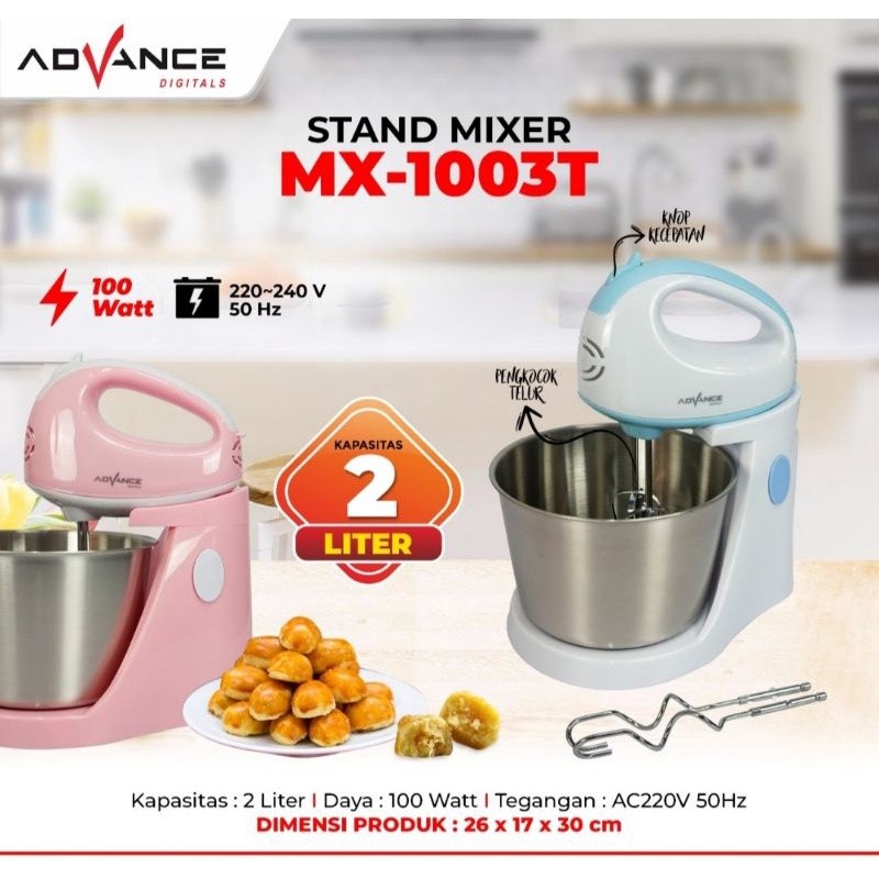Jual Stand Mixer/ Mixer Mx 1003T/Advance | Shopee Indonesia