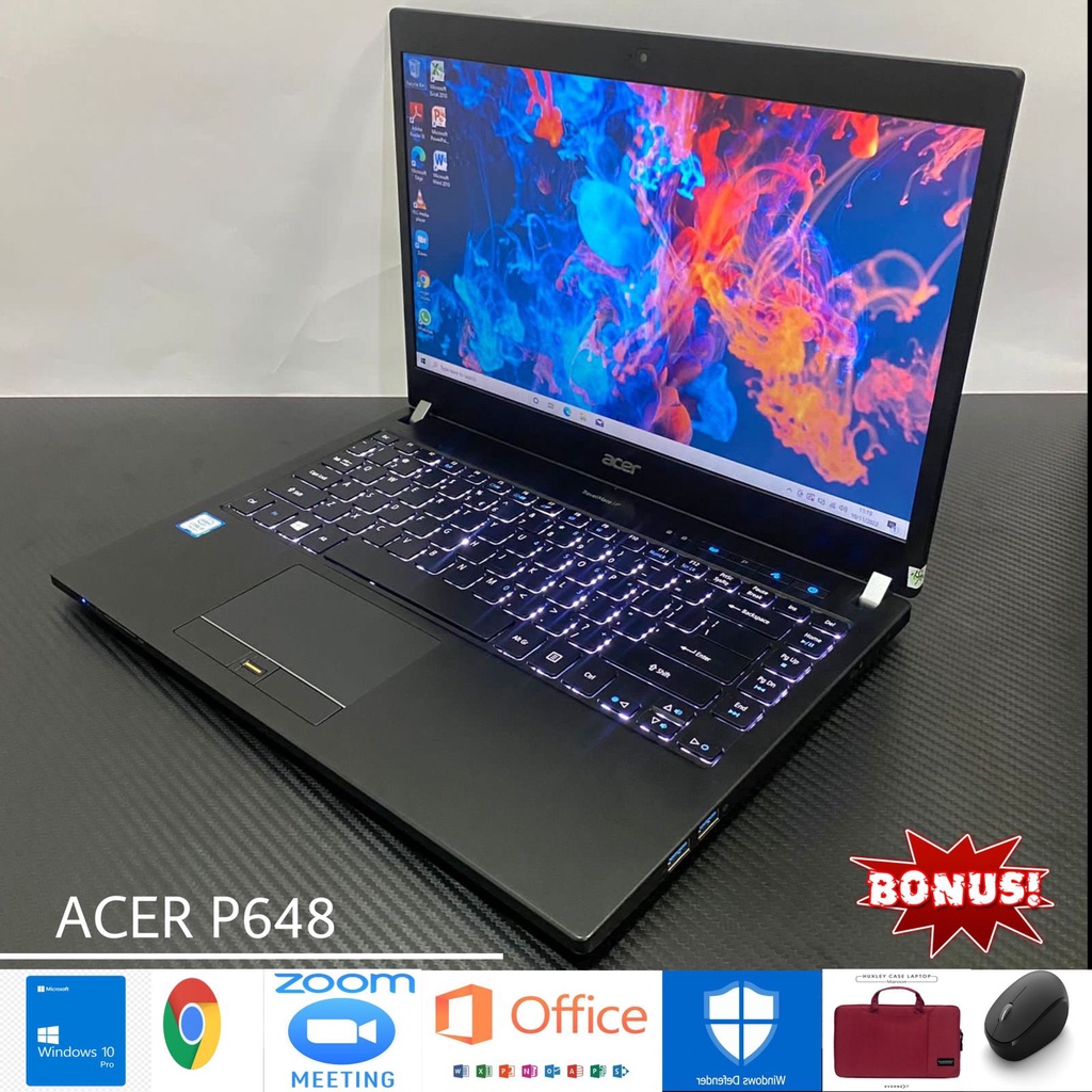 Jual LAPTOP Acer Travelmate P648-G2 Memory 8GB storage 128GB SSD Prosesor Intel Core i5-7200U ...
