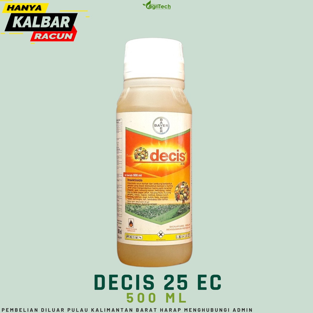 Jual DECIS 25 EC 500 ML INSEKTISIDA PESTISIDA OBAT PEMBASMI HAMA BAYER ASLI | Shopee Indonesia