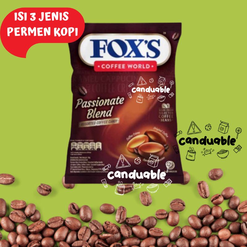 Jual FOX'S COFFEE WORLD PERMEN 90gr Aneka Rasa FOX'S FOXS FOX CANDY ...
