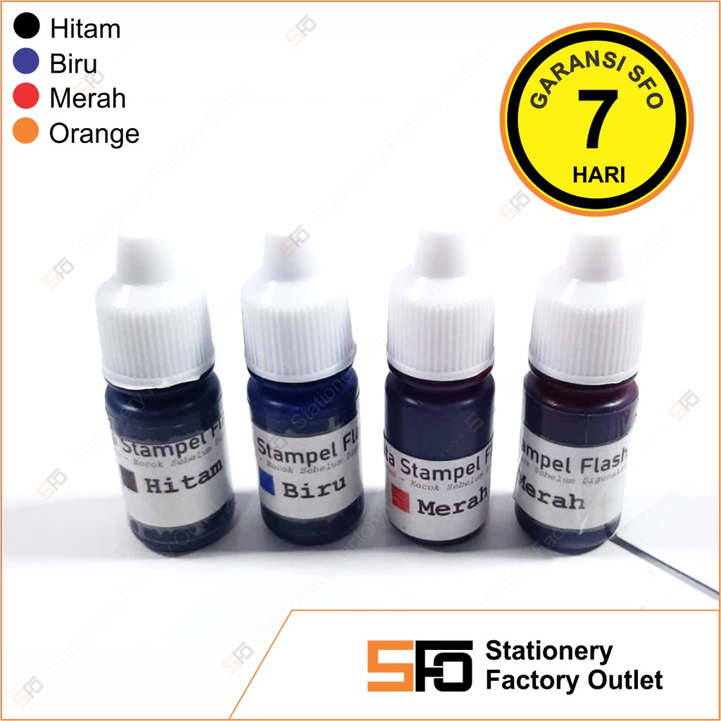 Jual Tinta Stampel Flash - Premium Stamp Ink - SFO Semarang Official ...