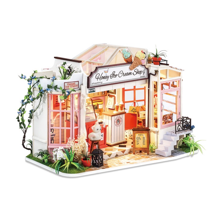 Jual Fredashope Diy Miniature Miniatur Dollhouse Rumah Boneka Honey Ice ...