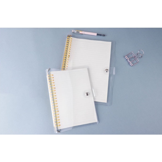 Jual Binder Bahan PVC RING Warna PASTEL A5 B5 / map Binder Plastik ring ...