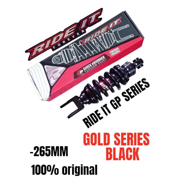 Jual MONOSHOCK SHOCK BELAKANG RIDE IT GP103 TABUNG PISAH GOLD SERIES 265MM PNP VIXION OLD VIXION ...