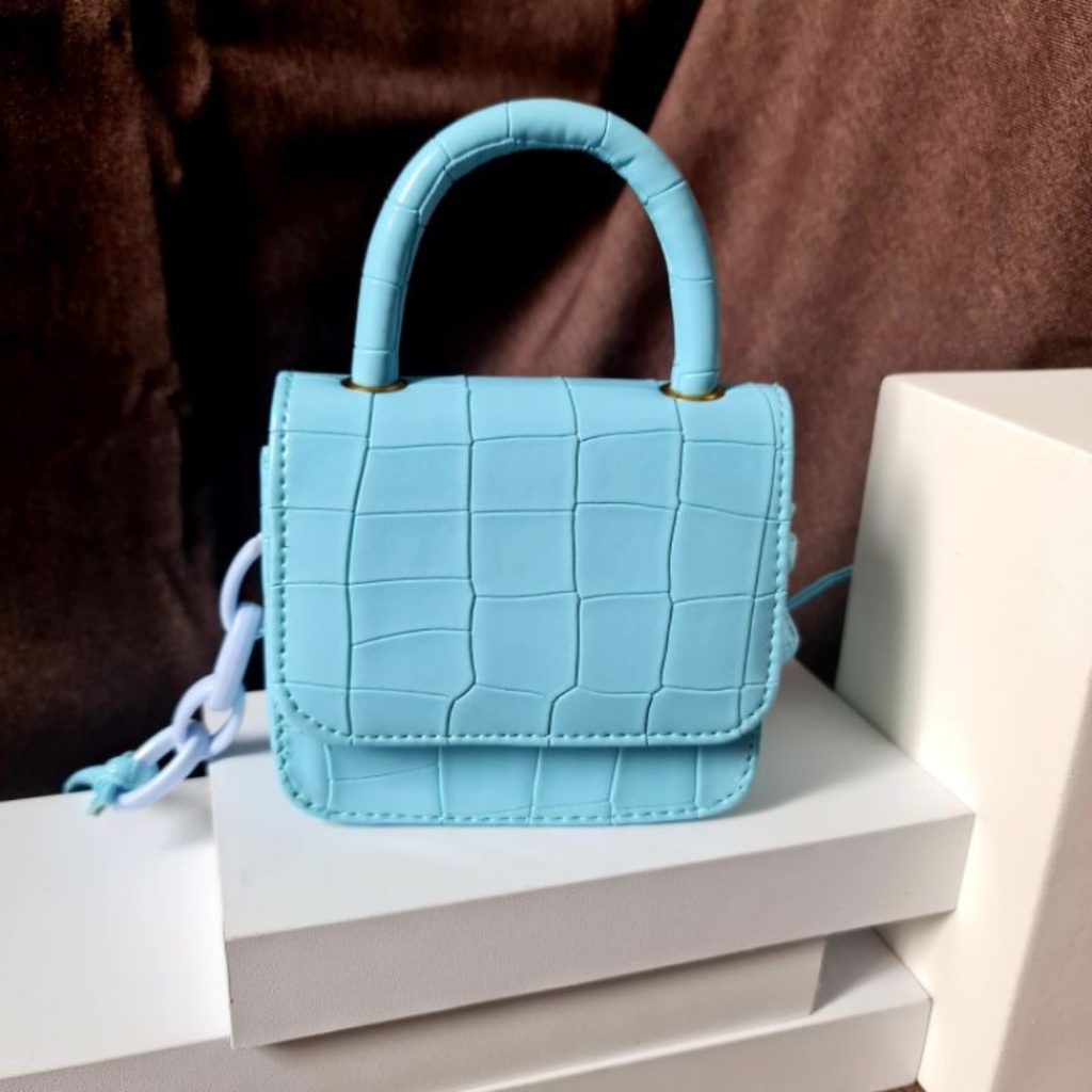 Jual FRESHY - Tas Croco Mini Rantai - Tas Wanita Buaya Mini Premium ...
