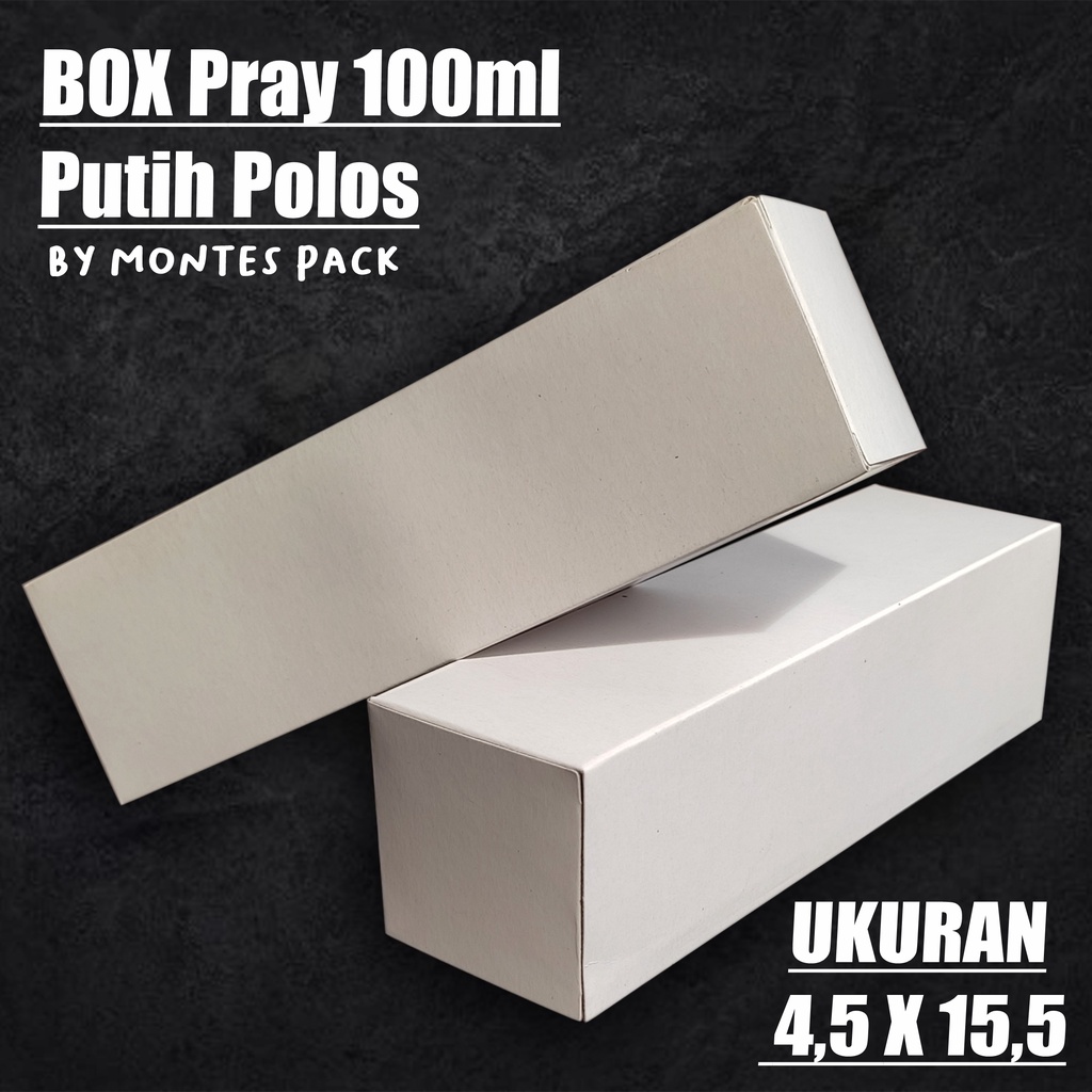 Jual Spray Box POLOS / Kemasan parfum / packaging botol 100ml / Box 4 ...