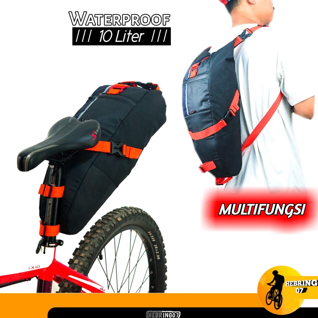 Jual Tas Sepeda Saddle Bag 10 Liter Tas Sadel Jok Sepeda Multifungsi ...