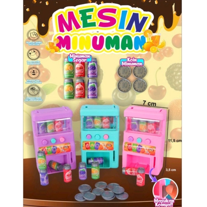 Jual MAINAN ANAK VENDING MACHINE MAINAN MESIN MINUMAN - SS 1330 ...