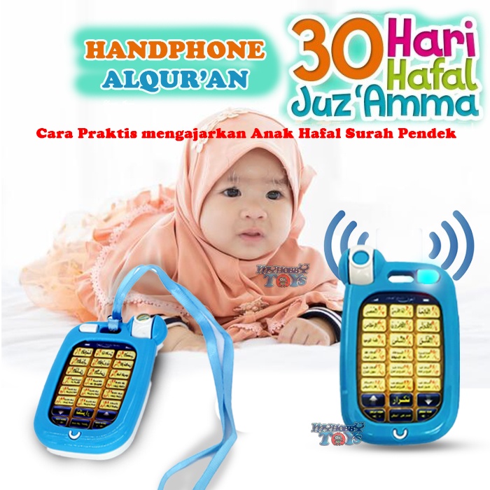 Jual Mainan Anak HP Muslim Handphone Edukasi Hafal Alqur'an Surah ...