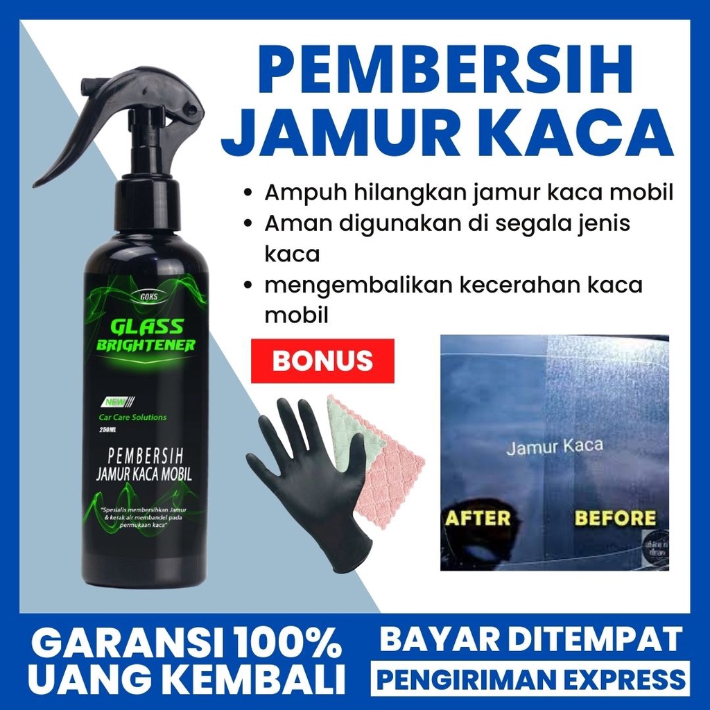 Jual PEMBERSIH JAMUR KACA MOBIL CAIRAN PENGHILANG NODA KERAK BERCAK ...