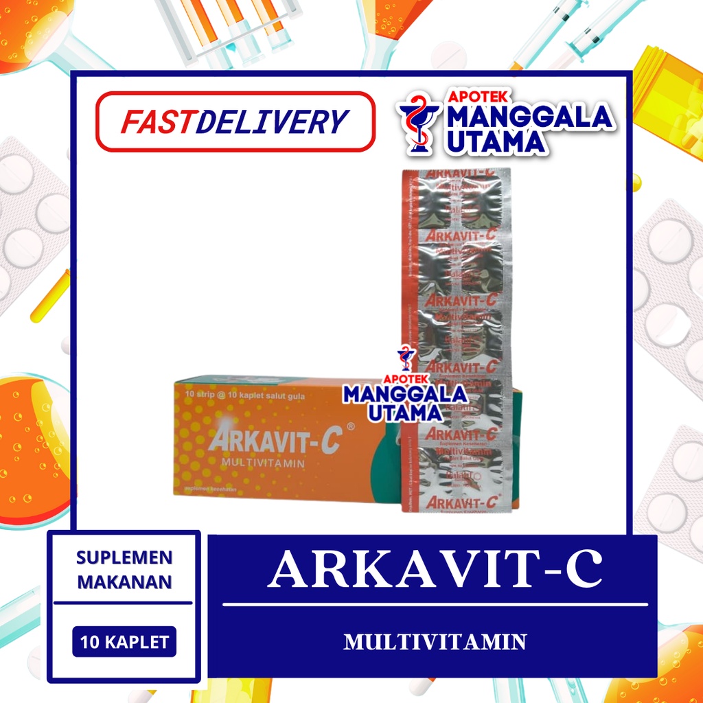 Jual ARKAVIT-C PER STRIP ISI 10 TABLET | Shopee Indonesia