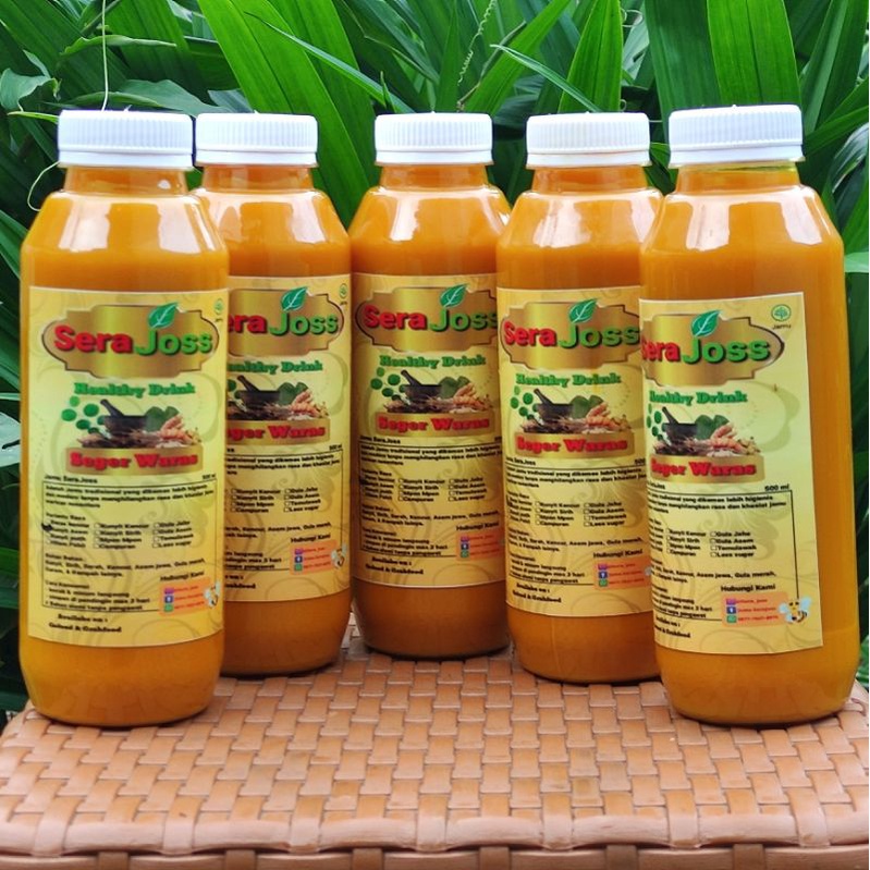 Jual Paket jamu /beras kencur/kunyit asem/temulawak 5 botol | Shopee ...