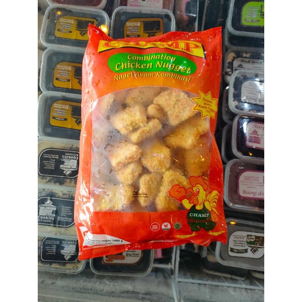 Jual Champ Chicken Nugget 1kg naget ayam | Shopee Indonesia