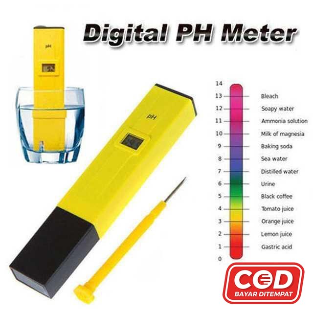 Jual Alat Ukur Uji PH Meter Tester Pen Air Minum/Akuarium - PH-2016 ...