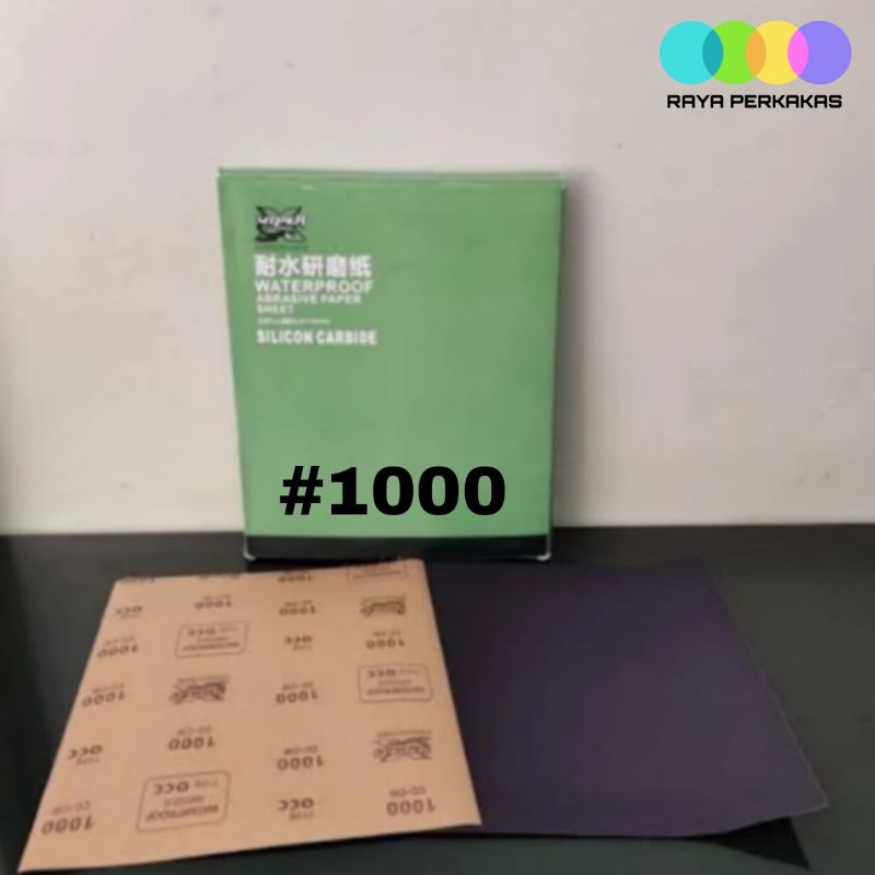 Jual Amplas Lembar Kertas Gosok Grid 1000 , Amplas Halus | Shopee Indonesia
