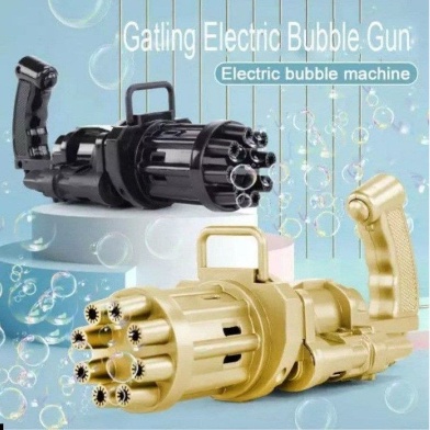 Jual Bubble Gun Mainan Anak Gatling Electric Tembakan Pistol Balon ...