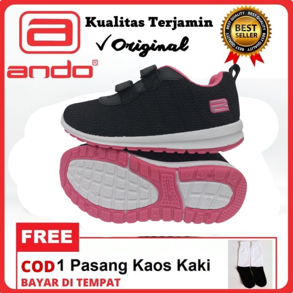 Jual SEPATU SEKOLAH ANDO REBECCA UKURAN 29-32 SEPATU ANAK PEREMPUAN ...