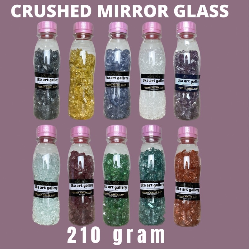 Jual UKA ART GALLERY CRUSHED MIRROR GLASS KACA HIAS UNTUK KERAJINAN ...