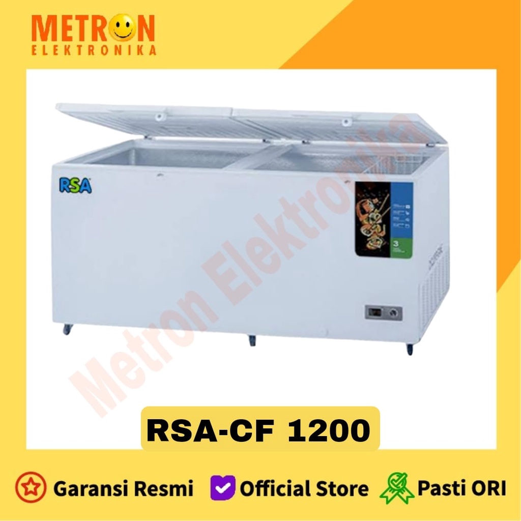 Jual RSA CF 1200 - CHEST FREEZER 1050 LT / FREEZER BOX / CF1200 ...