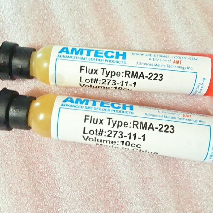 Jual FLUX AMTECH RMA 223 FLUX AMTECH FLUKS AMTECH PASTA SOLDER | Shopee ...