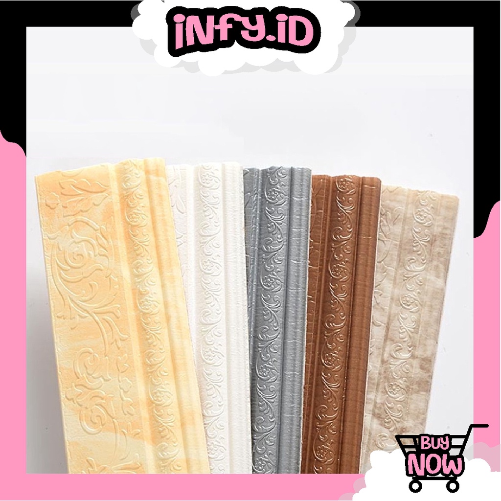 Jual INFY - Wall Border List / Wallborder Foam 3D /Walpaper List Foam Stiker Dinding / List ...