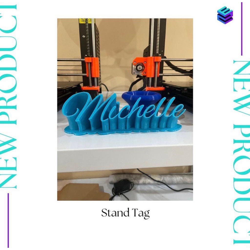 Jual Stand Name Tag 3D Print | Shopee Indonesia
