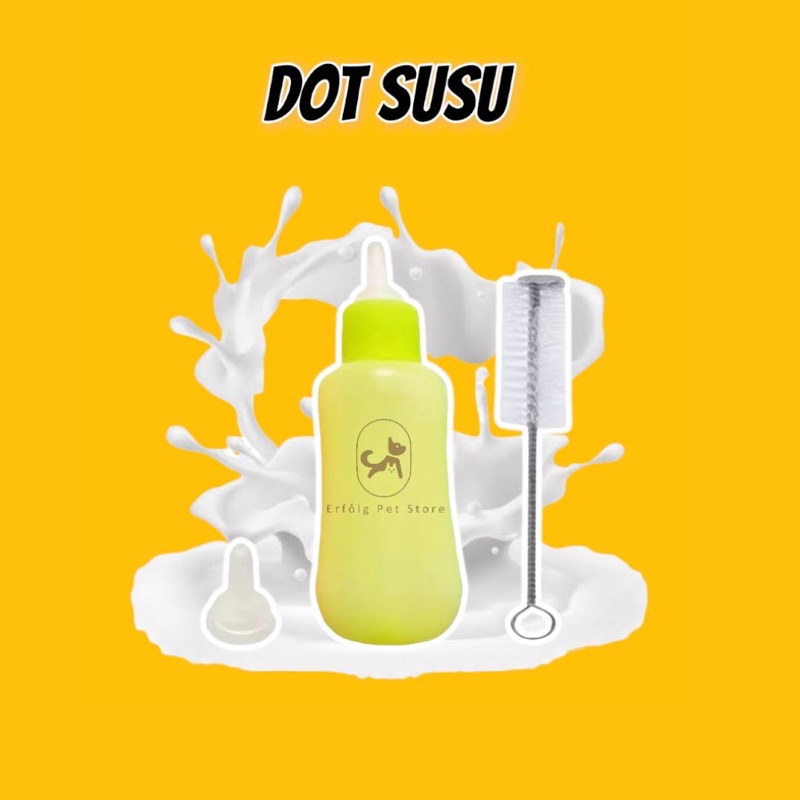 Jual Botol Susu Kucing Anjing 100 ML - 1 Set | Botol Dot Susu Sikat ...