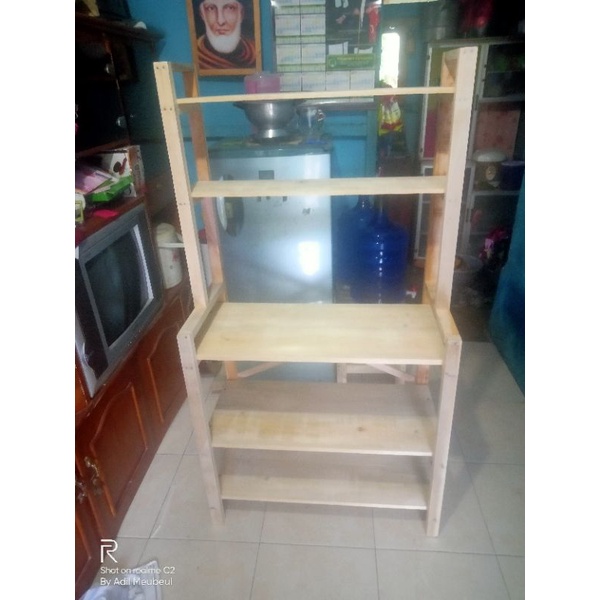 Jual RAK DAPUR 5 SUSUN SERBAGUNA MEJA MICROWAVE RAK OVEN RAK BUMBU MEJA ...