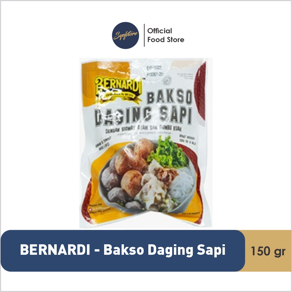 Jual BERNARDI BAKSO SAPI CAMPUR 150 gr (KHUSUS KURIR) | Shopee Indonesia