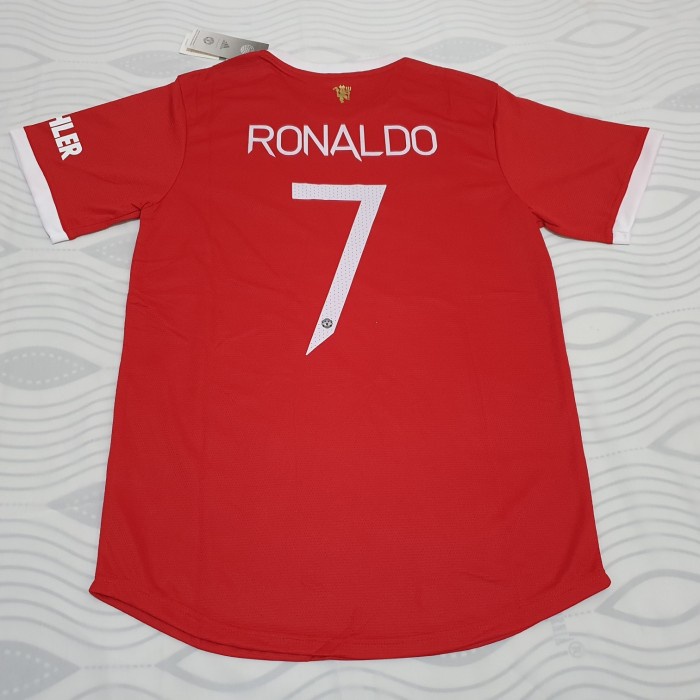 Jual JERSEY MMUU HOME 2021 2022 NAMESET RONALDO#7 JERSEY FONT UCL ...