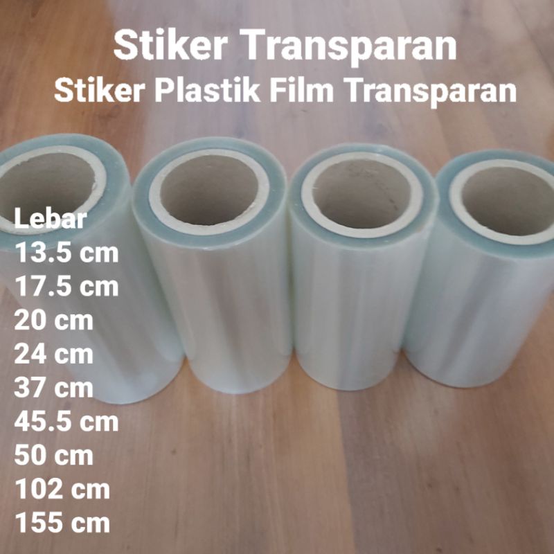 Jual Stiker Transparan - Stiker Plastik Film Transparan - dijual ...