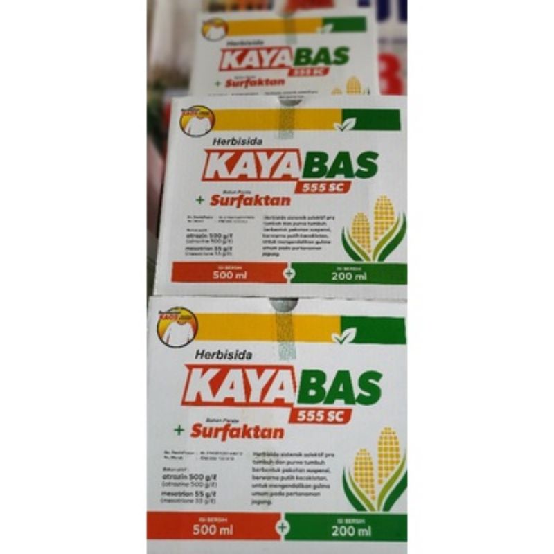 Jual kayabas 500ml herbisida pembasmi rumput tanaman jagung | Shopee ...