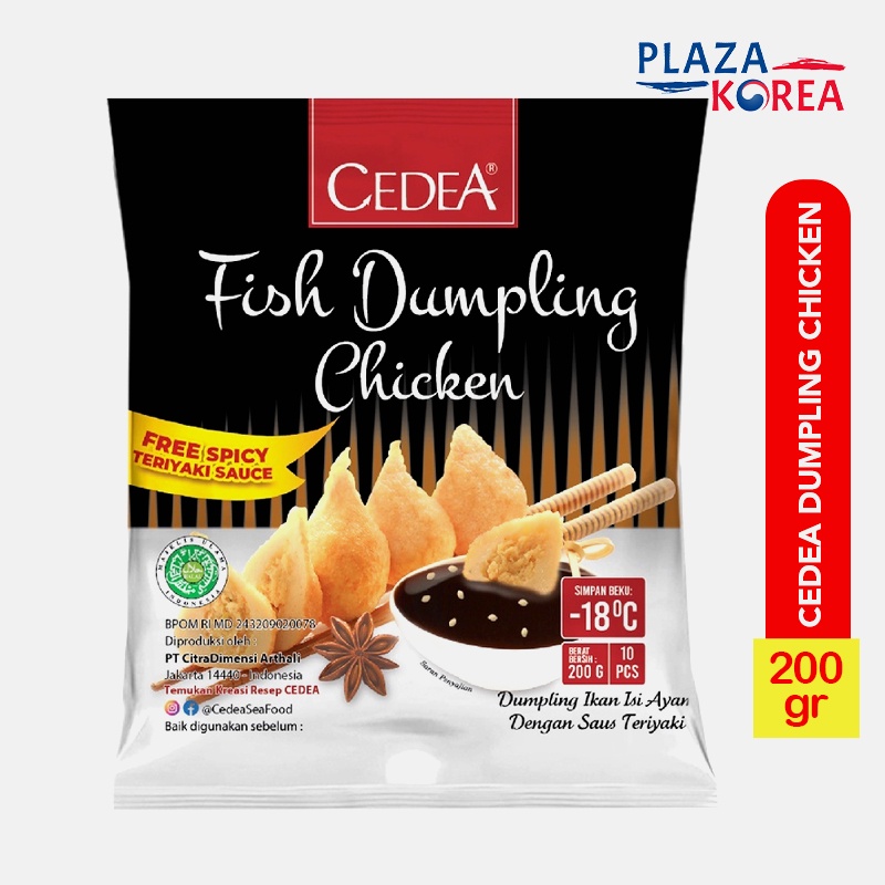 Jual CEDEA FISH DUMPLING CHICKEN 200 GR - IKAN OLAHAN FROZEN FOOD LEZAT ...