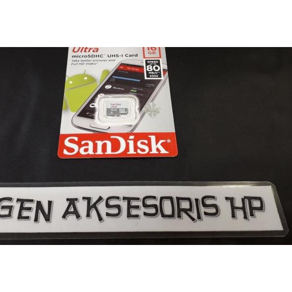 Jual Memory Card Sandisk Ultra 16GB Class 10 ORIGINAL MMC mSD Card 48 ...