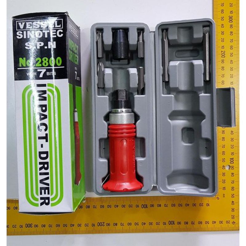 Jual Obeng Ketok Getok Set 7 Pcs Vessel 2800 Box PVC | Shopee Indonesia