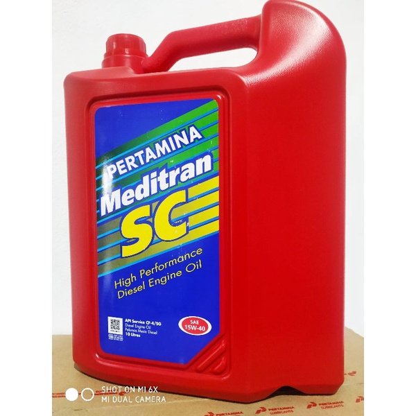 Jual OLI PERTAMINA MEDITRAN SC DIESEL KEMASAN 10 L 15W-40 | Shopee Indonesia
