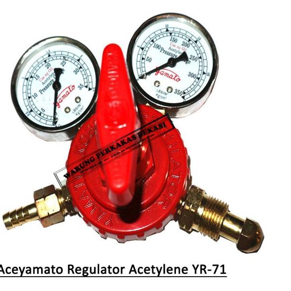 Jual Yamato Kobe Regulator Tabung Las Acetylene Asetilin YR-71 NEW | Shopee Indonesia