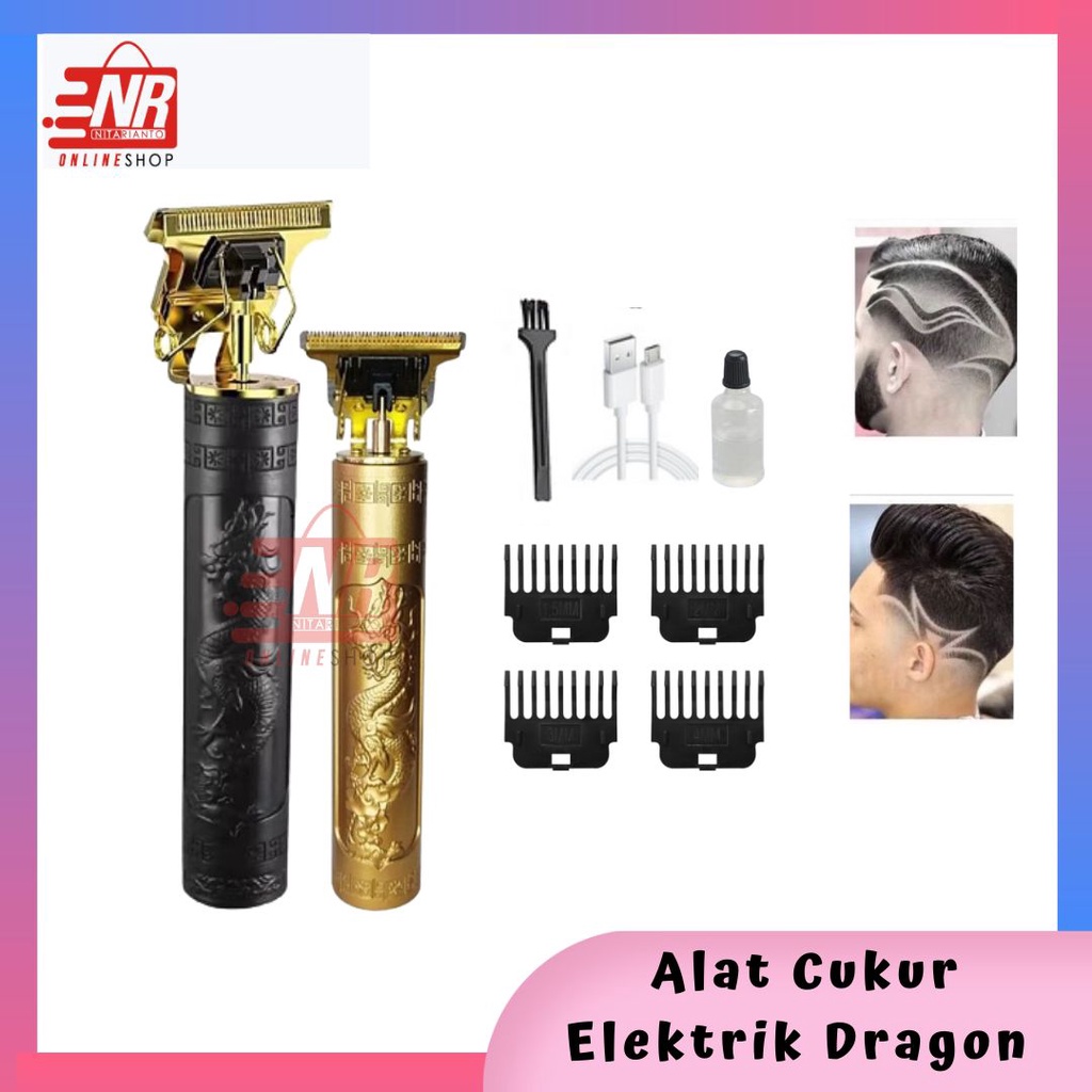 Jual Alat Cukur Rambut Elektrik Dragon / Trimmer Cukur Rambut Recharger / Alat Mesin Potong ...