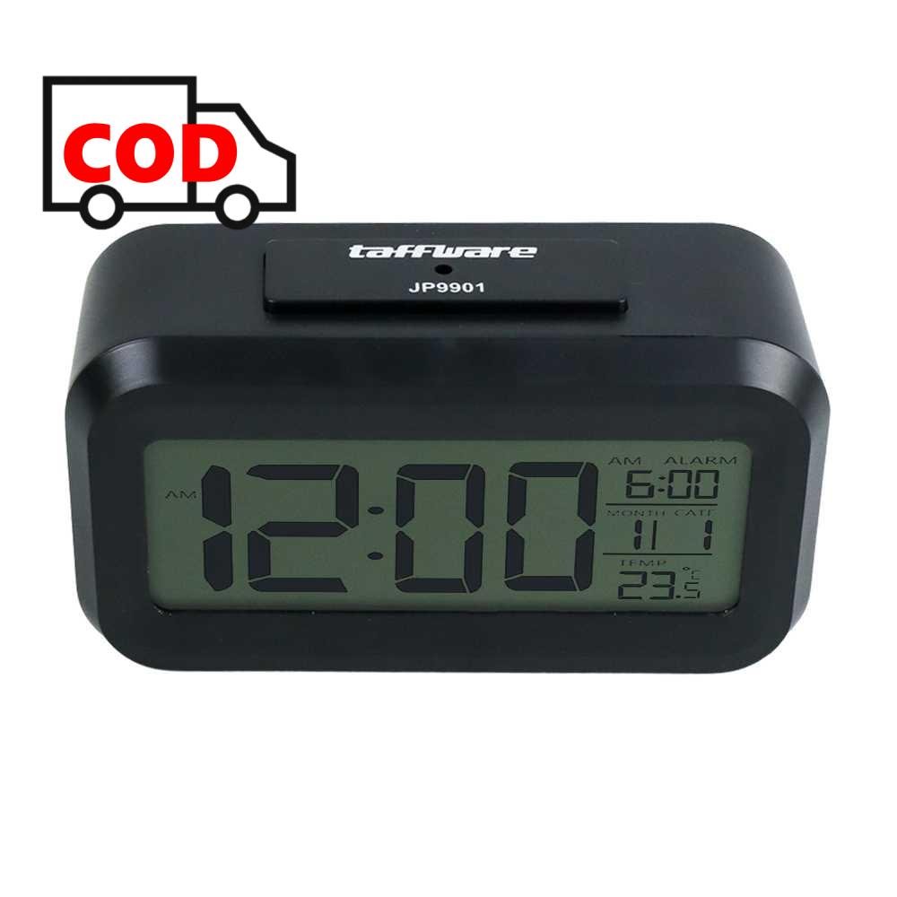 Jual Jam Meja Weker LCD Digital Clock dengan Alarm Anti Bangun ...