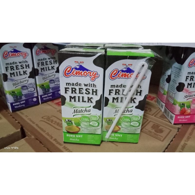 Jual CIMORY FRESH MILK 250ML 1PCS rasa MATCHA | Shopee Indonesia