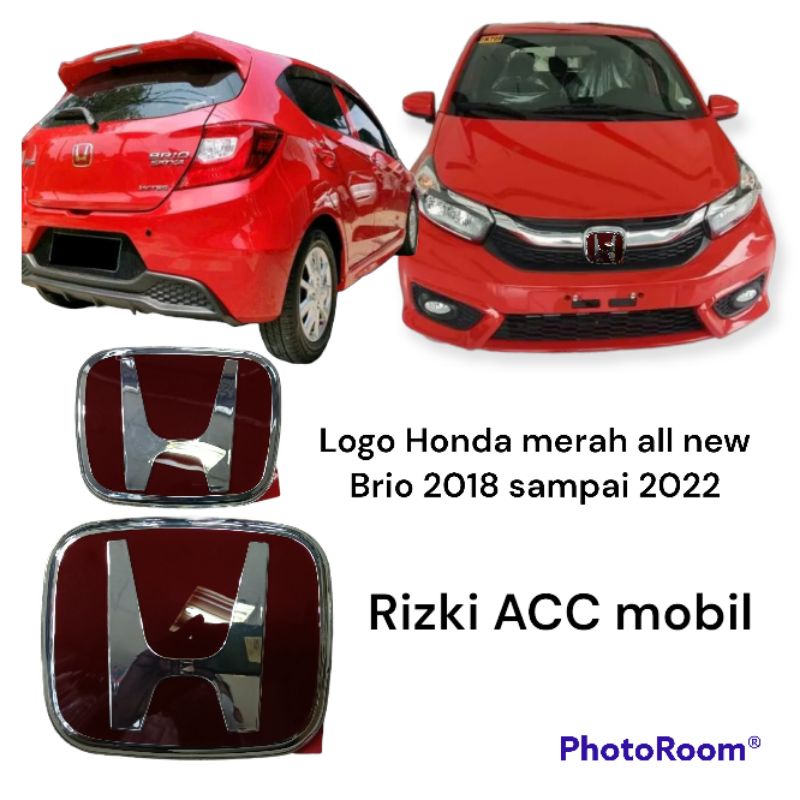 Jual logo Honda merah all new Brio 2018 sampai 2022 | Shopee Indonesia