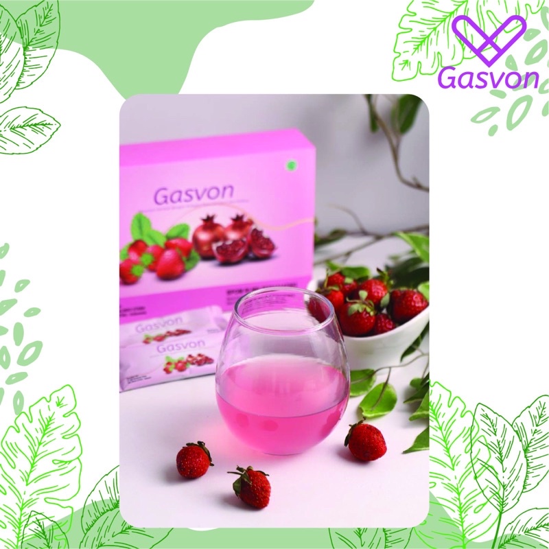 Jual Gasvon - Suplemen Pemutih Kulit Drink Collagen 8 Pcs | Shopee ...